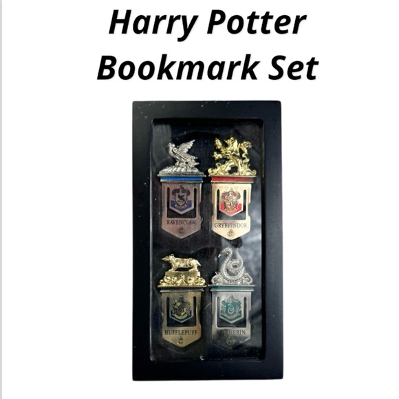 Warner Bros. | Other | Harry Potter Hogwarts House Set Of 4 Metal ...
